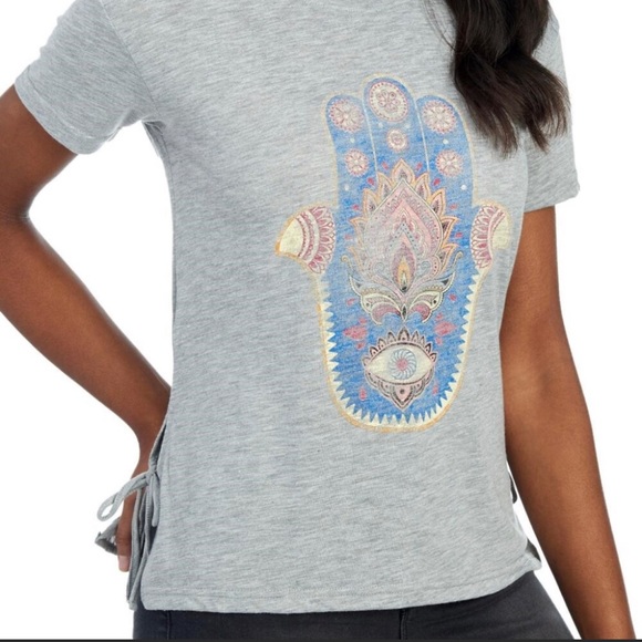 Jessica Simpson | Tops | New Jessica Simpson Top Hamsa Tshirt Evil Eye ...